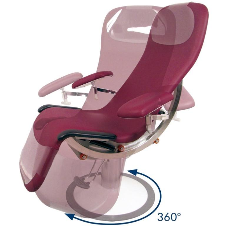 Fauteuil de prélèvement hauteur variable hydraulique Promotal Deneo ...